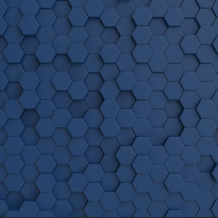 Neoprene Playmats by Hyper Vyper Games - 3D Hex 97x153 - Gamefound