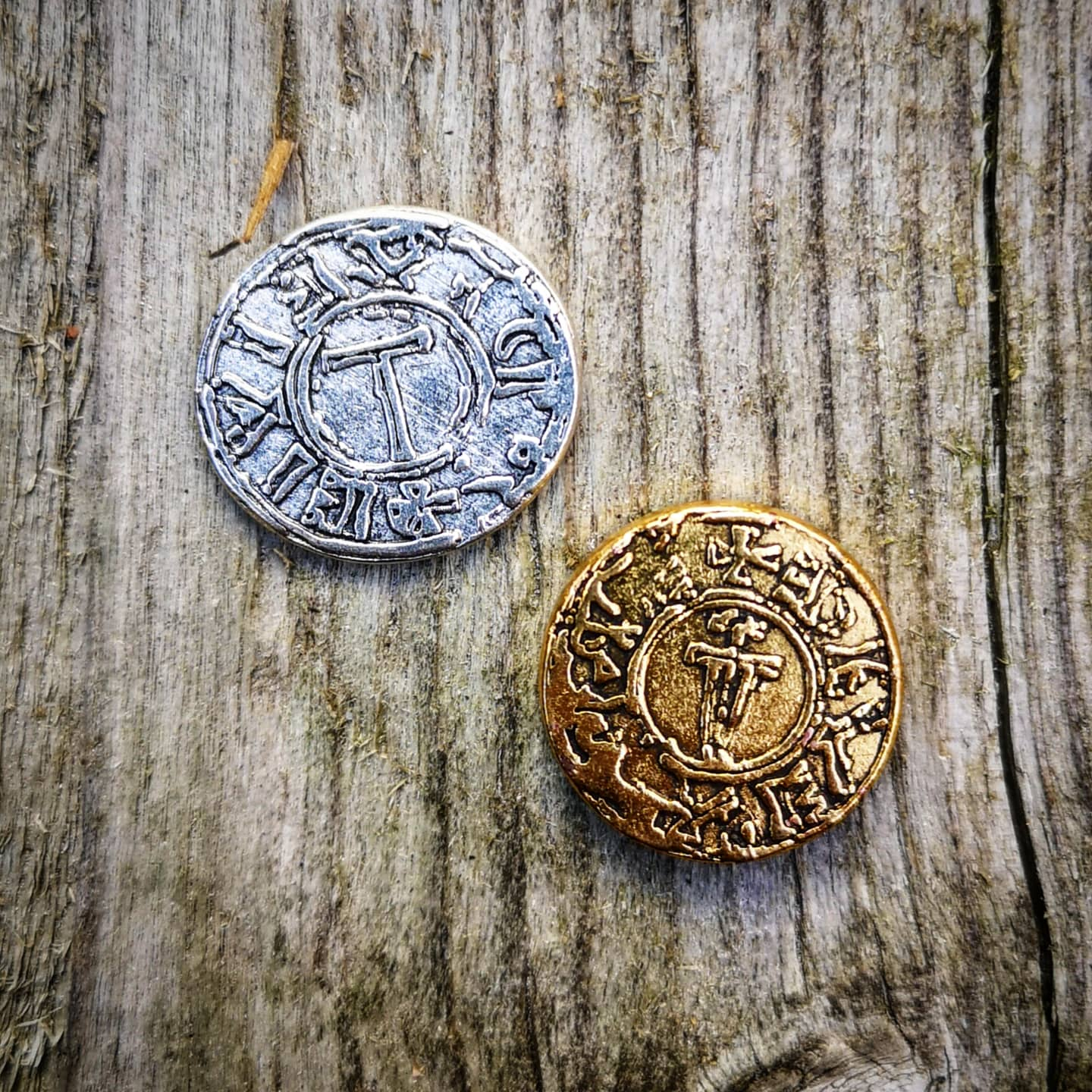 Rail Coins: Hexagonal Metal Coins for Train Games by Moaideas Game ...