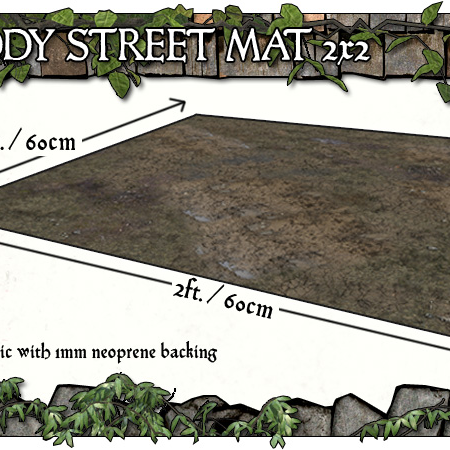 Fantasy Wargames Terrain by Battle Systems - 2x2 Muddy Streets Gaming ...
