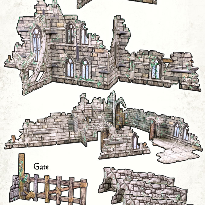 Fantasy Wargames Terrain by Battle Systems - Fantasy Gaming Table x 2 ...