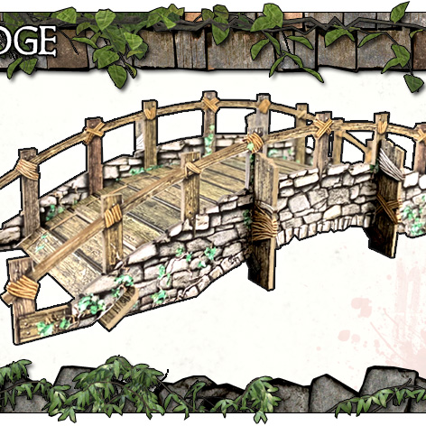 Fantasy Wargames Terrain by Battle Systems - Bridge - Gamefound
