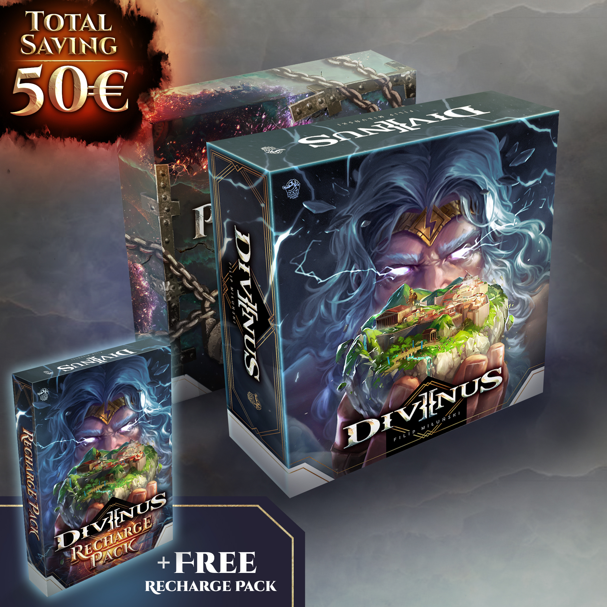 Divinus by Lucky Duck Games - Demigod Pledge - Gamefound
