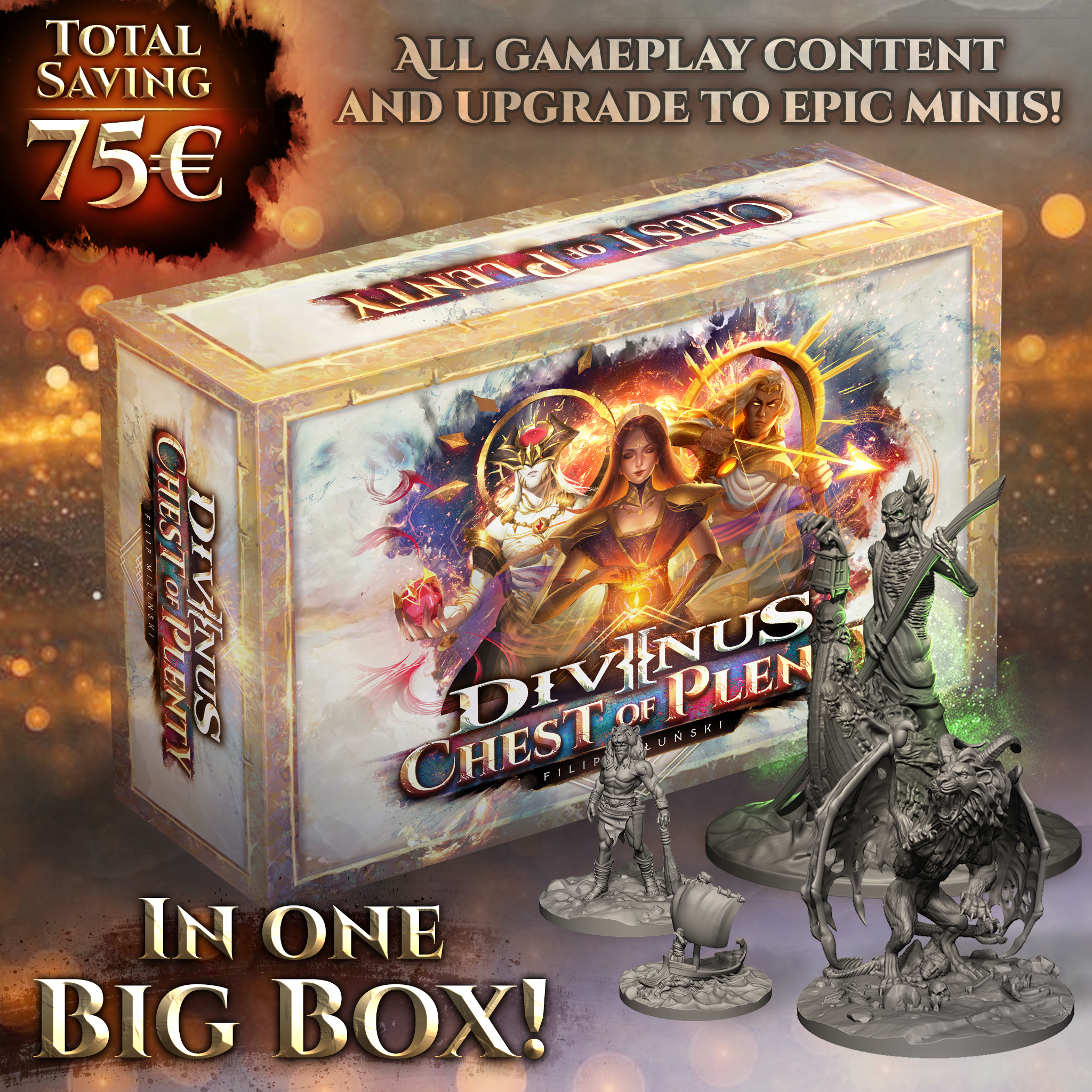 Divinus by Lucky Duck Games - Chest of Plenty Pledge - Gamefound