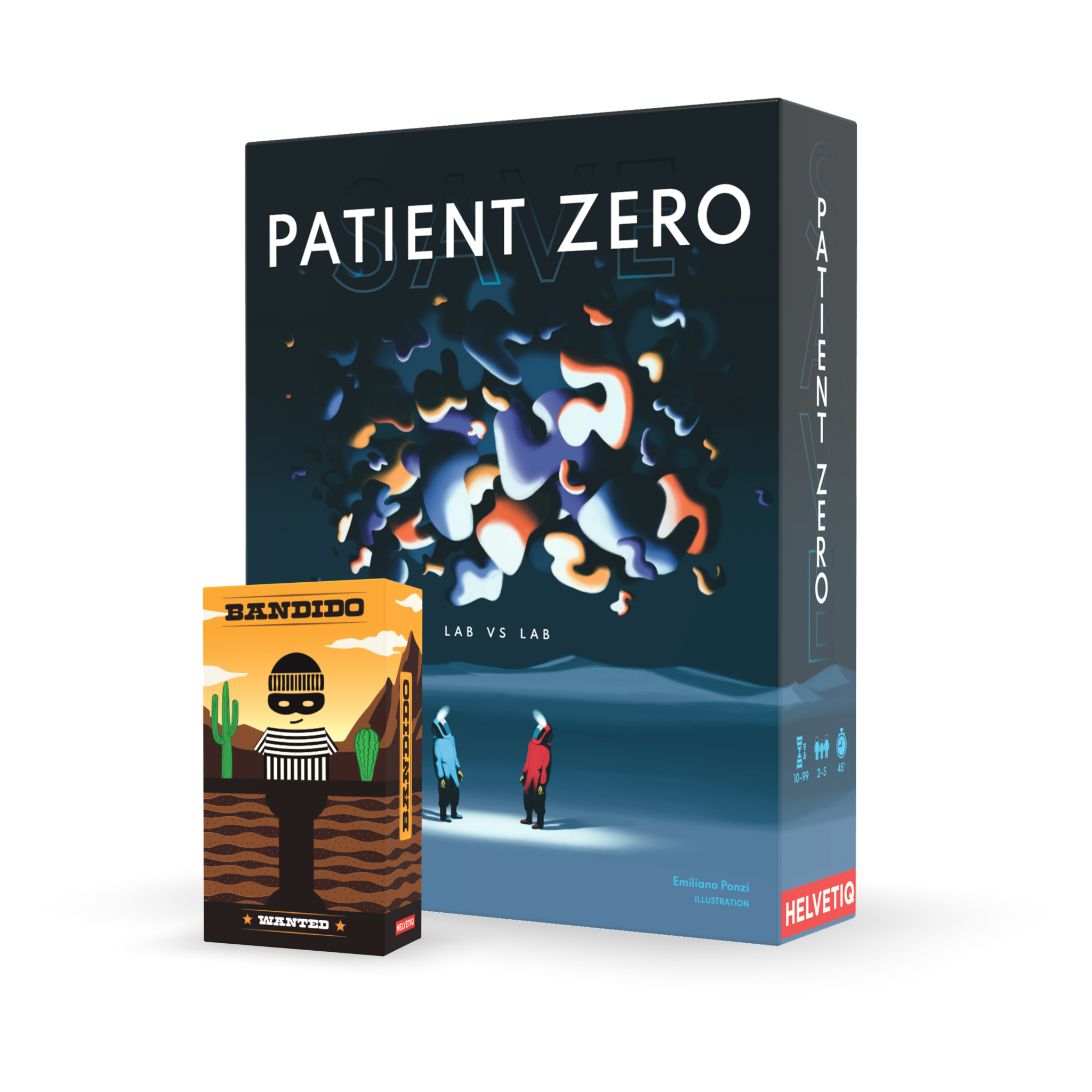 SAVE PATIENT ZERO by Helvetiq - SAVE PATIENT ZERO + BANDIDO - Gamefound