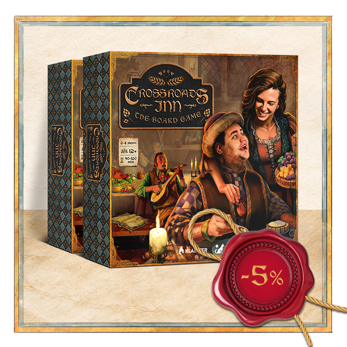 Crossroads Inn: The Board Game by Klabater S.A. - 2 x Crossroads Inn ...