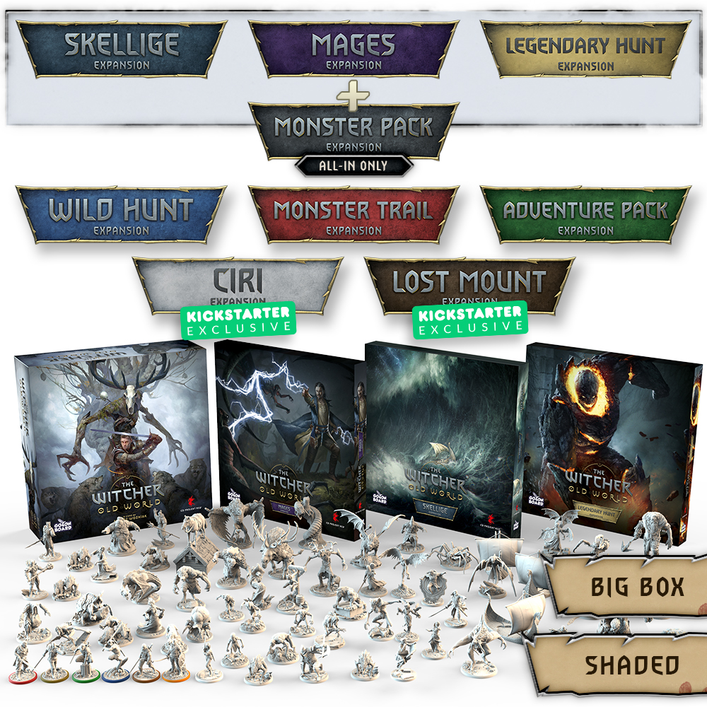 The Witcher: Old World by Go On Board - BIG BOX | SHADED | GAMEPLAY ALL ...