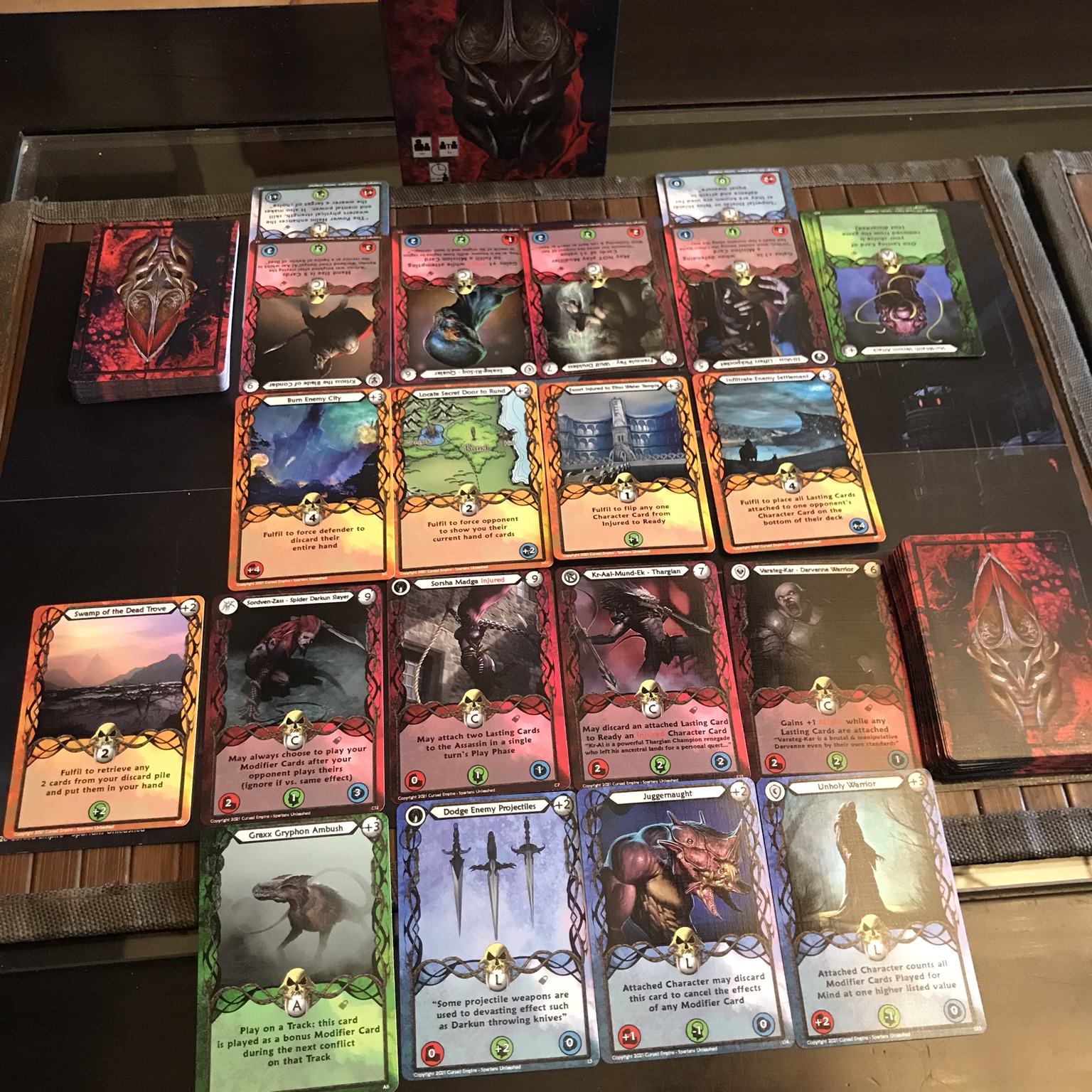Heroes of Thargos - the Cursed Empire RPG Card Game by SBG Editions ...