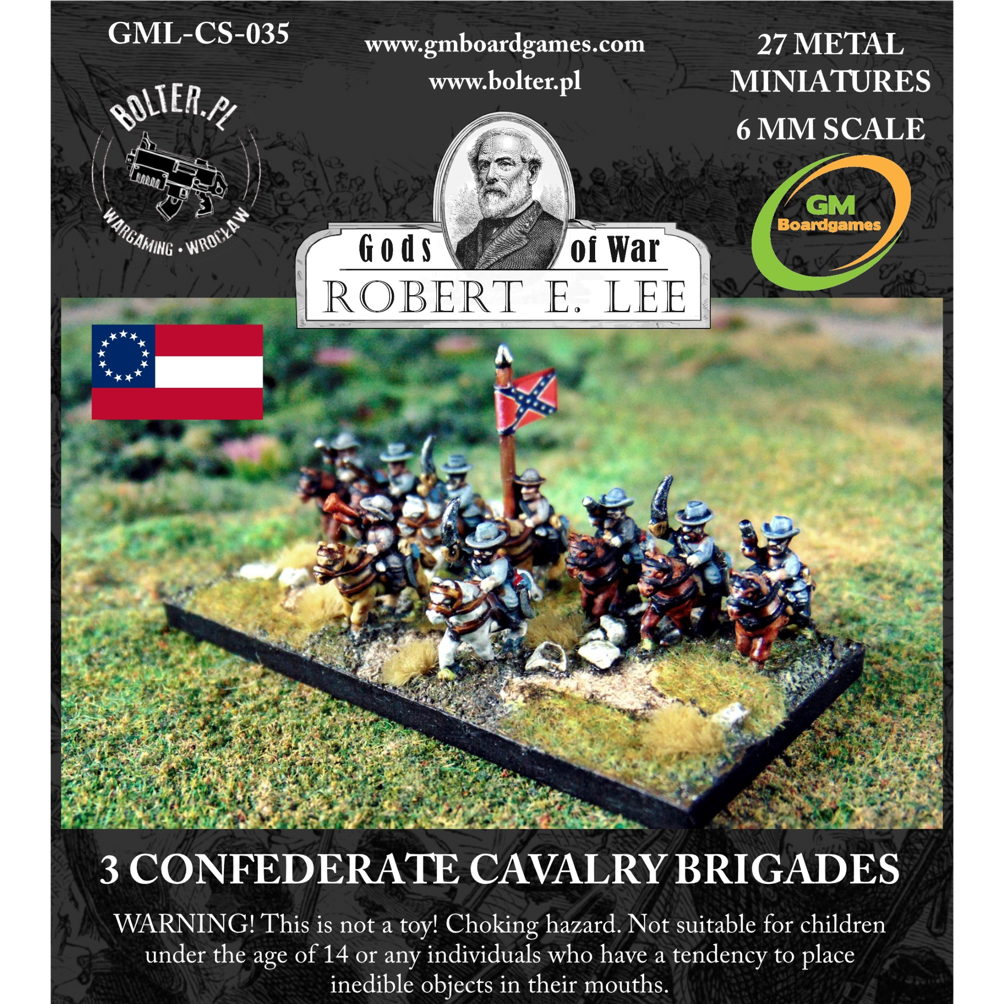 Gods of War: Robert E. Lee by BOLTER - 3 CONFEDERATE CAVALRY BRIGADES - Gamefound