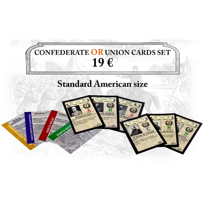 Gods of War: Robert E. Lee by BOLTER - CONFEDERATE CARDS SET - Gamefound