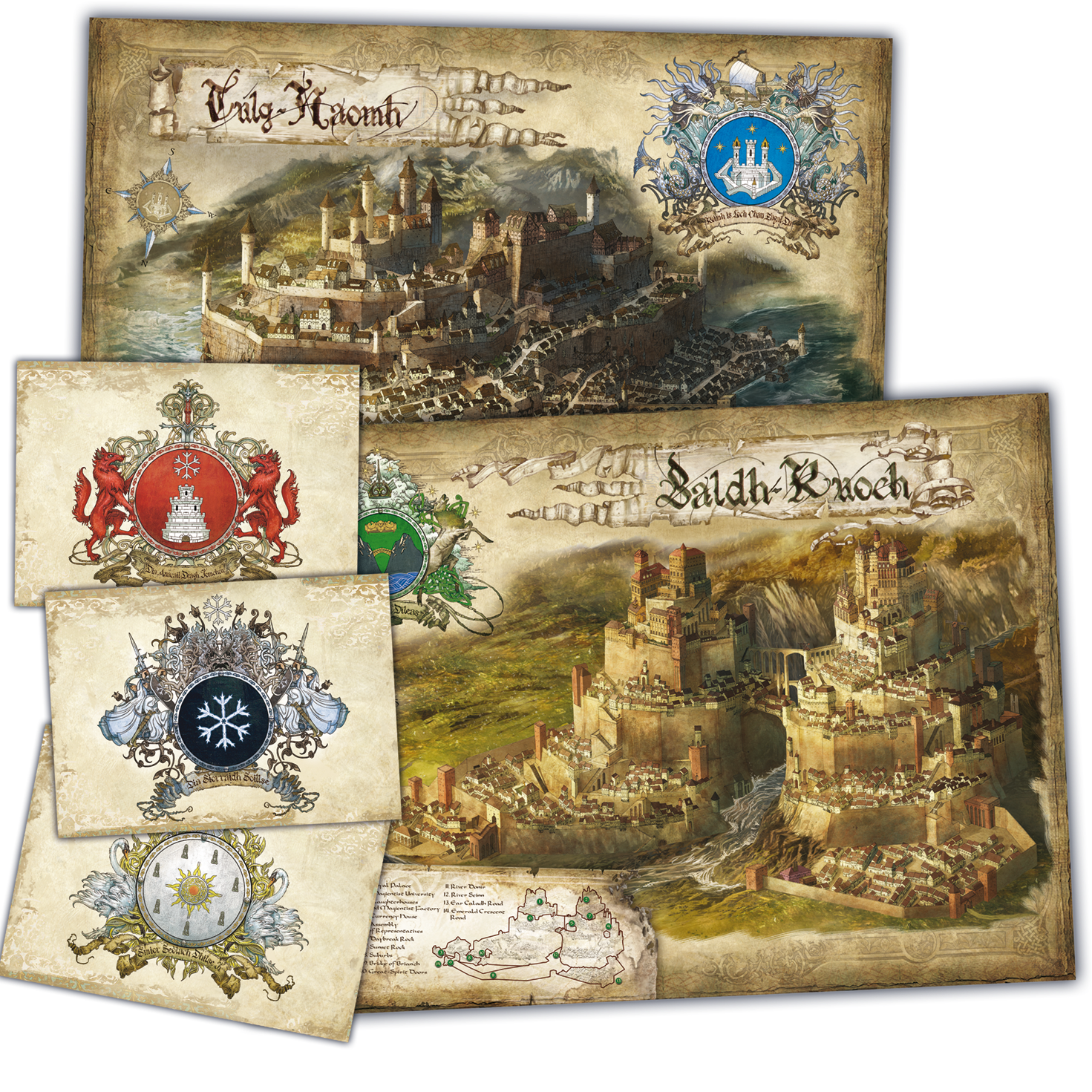 Fateforge: a 5th Edition Role-Playing Game by Studio Agate - City Maps ...