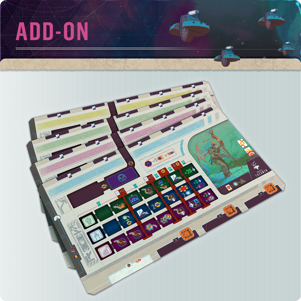 Voidfall by Mindclash Games - Triple-Layered Player Boards - Gamefound