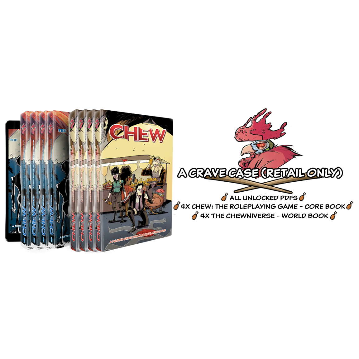 CHEW: The Roleplaying Game by PeteyP - A Crave Case (Retailer Only ...