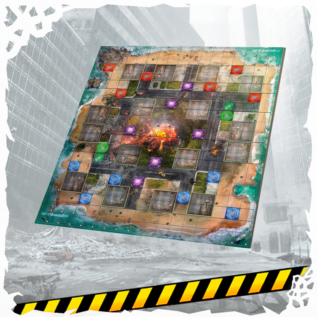 Monsterpocalypse Board Game by Mythic Games - Map Pack 1 - Gamefound