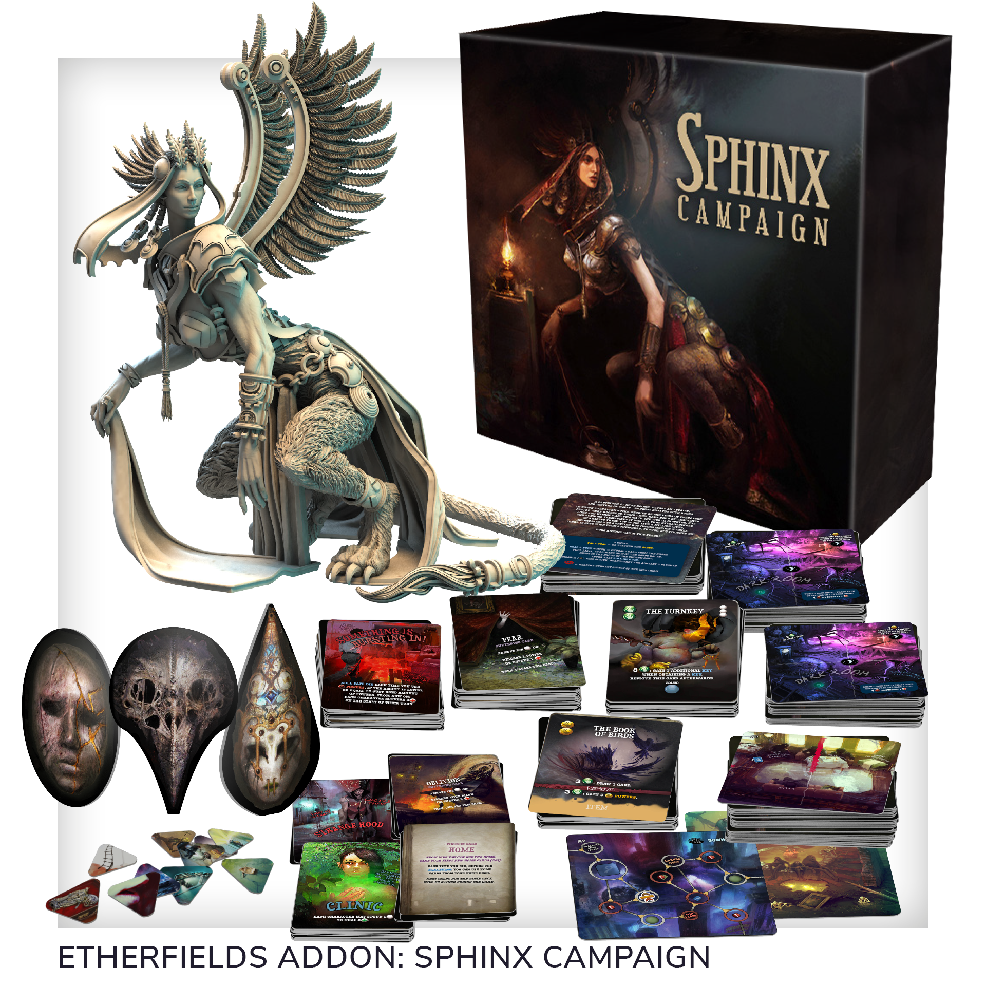 Etherfields Board Game by Awaken Realms - Sphinx Campaign - Gamefound