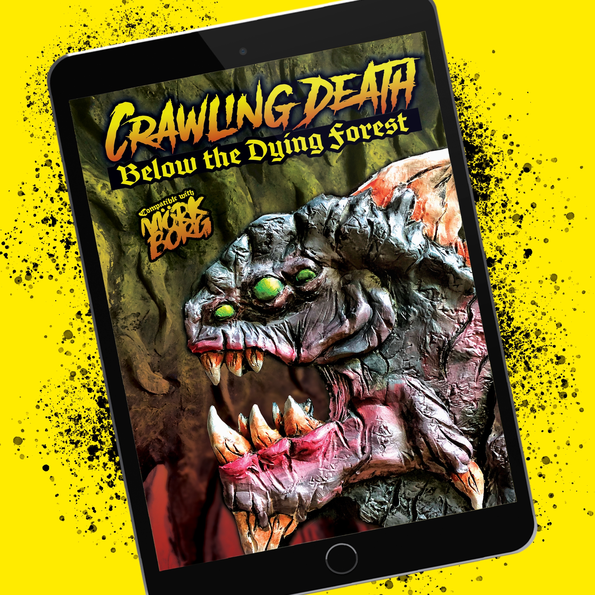 Crawling Death Below the Dying Forest, a third-party Mörk Borg book by ...