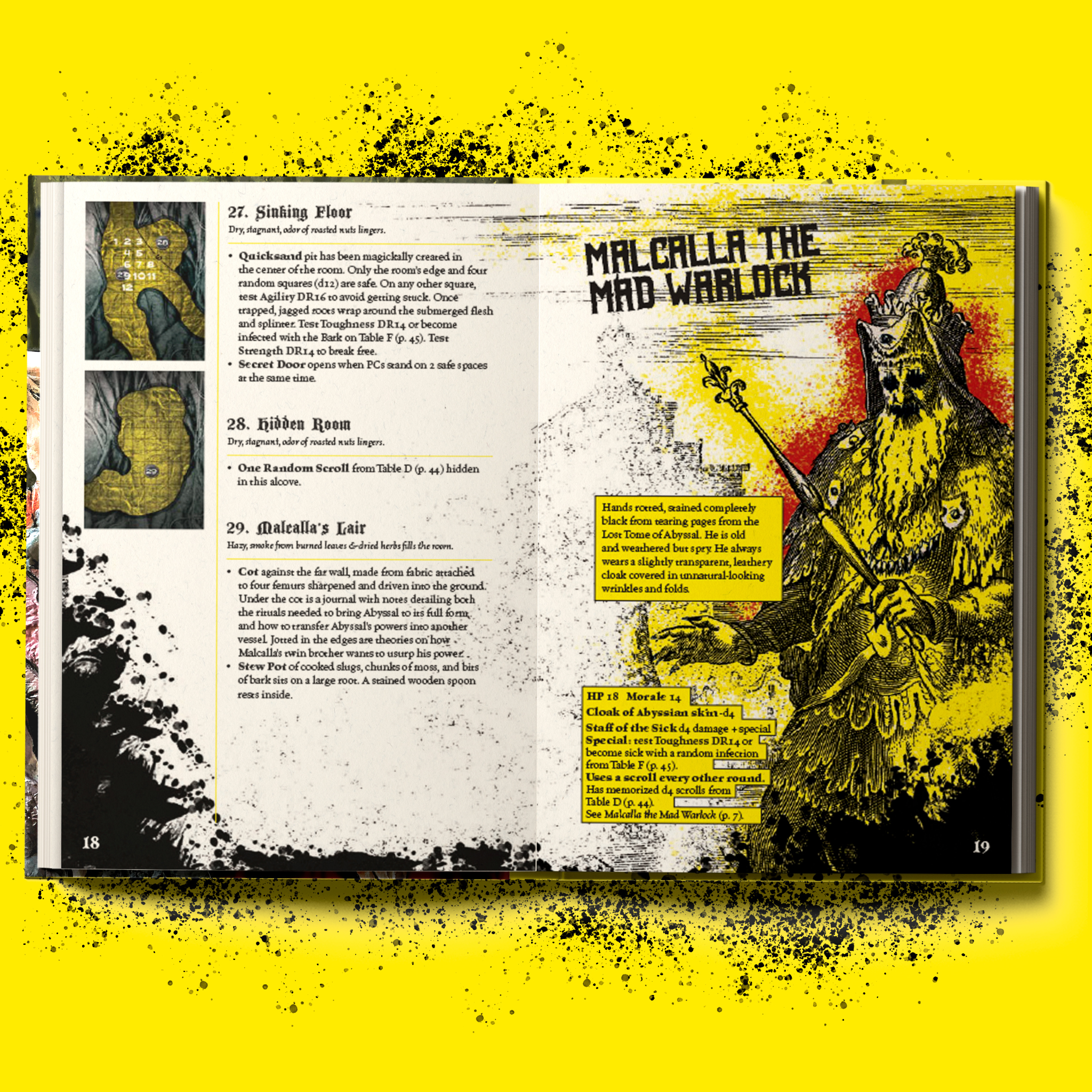 Crawling Death Below the Dying Forest, a third-party Mörk Borg book by ...