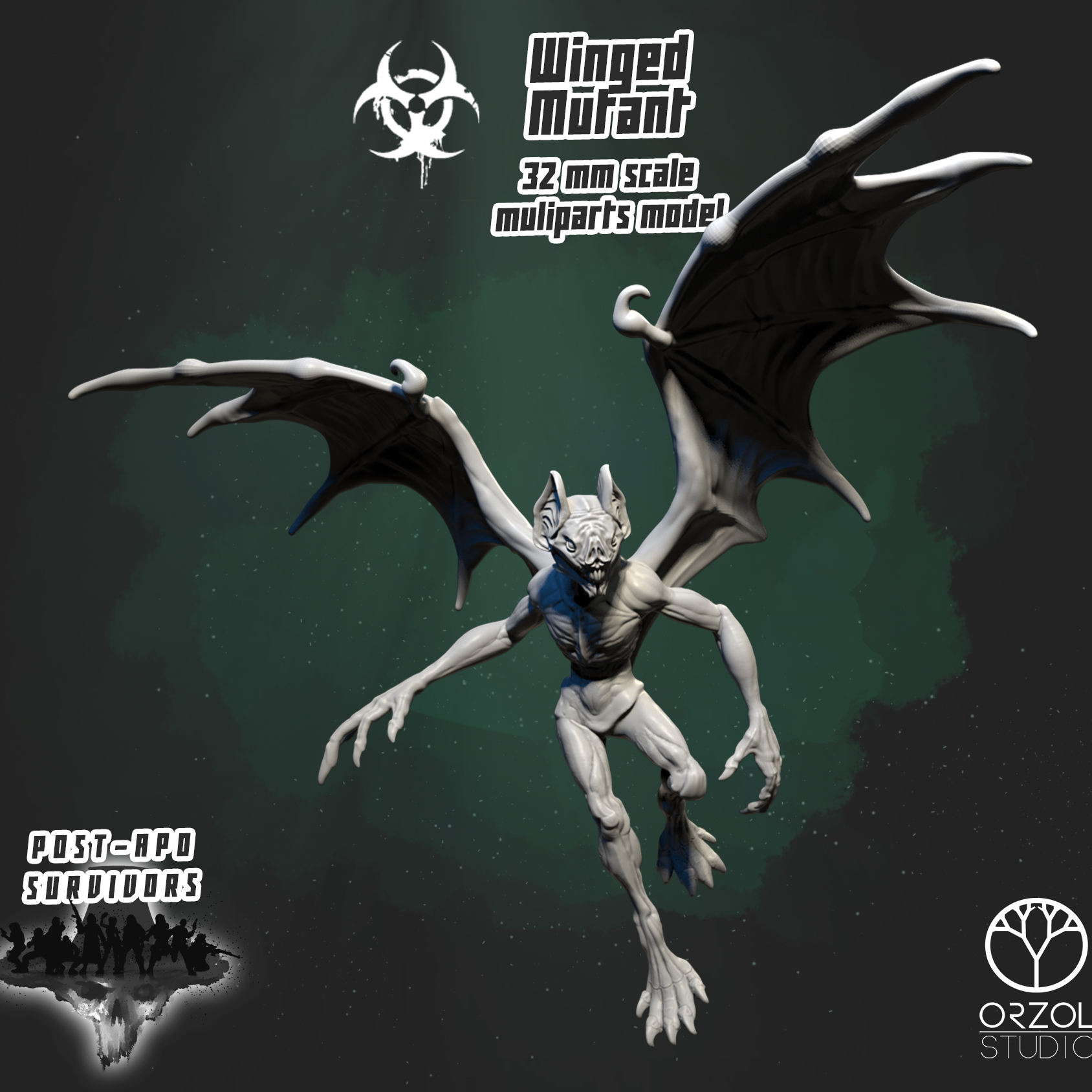 Mythos Villains by Kazrak Studio - Winged Mutant - Gamefound