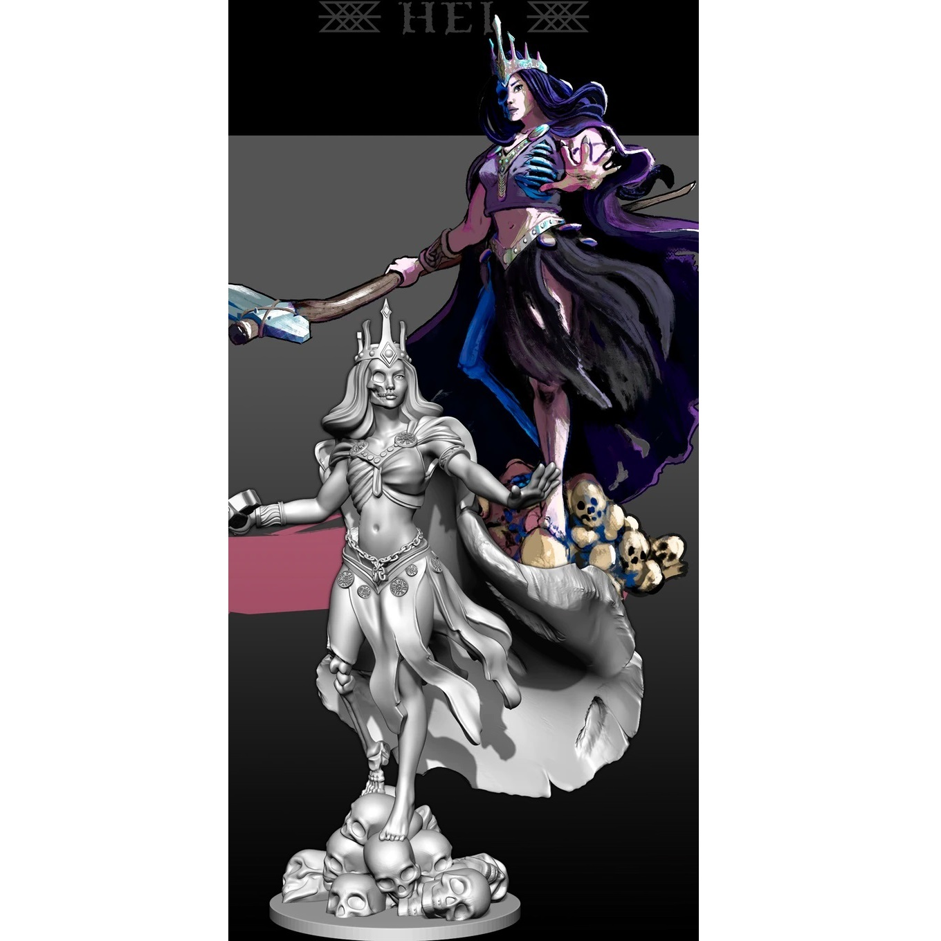 Mythos Villains by Kazrak Studio - Hel - Gamefound