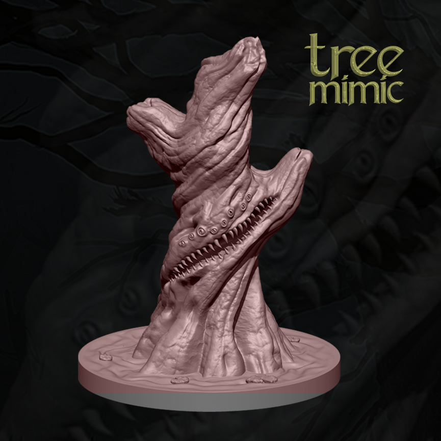 Ravaged Star: Armies of the Veil-Touched by MiniWarGaming - Tree Mimic ...