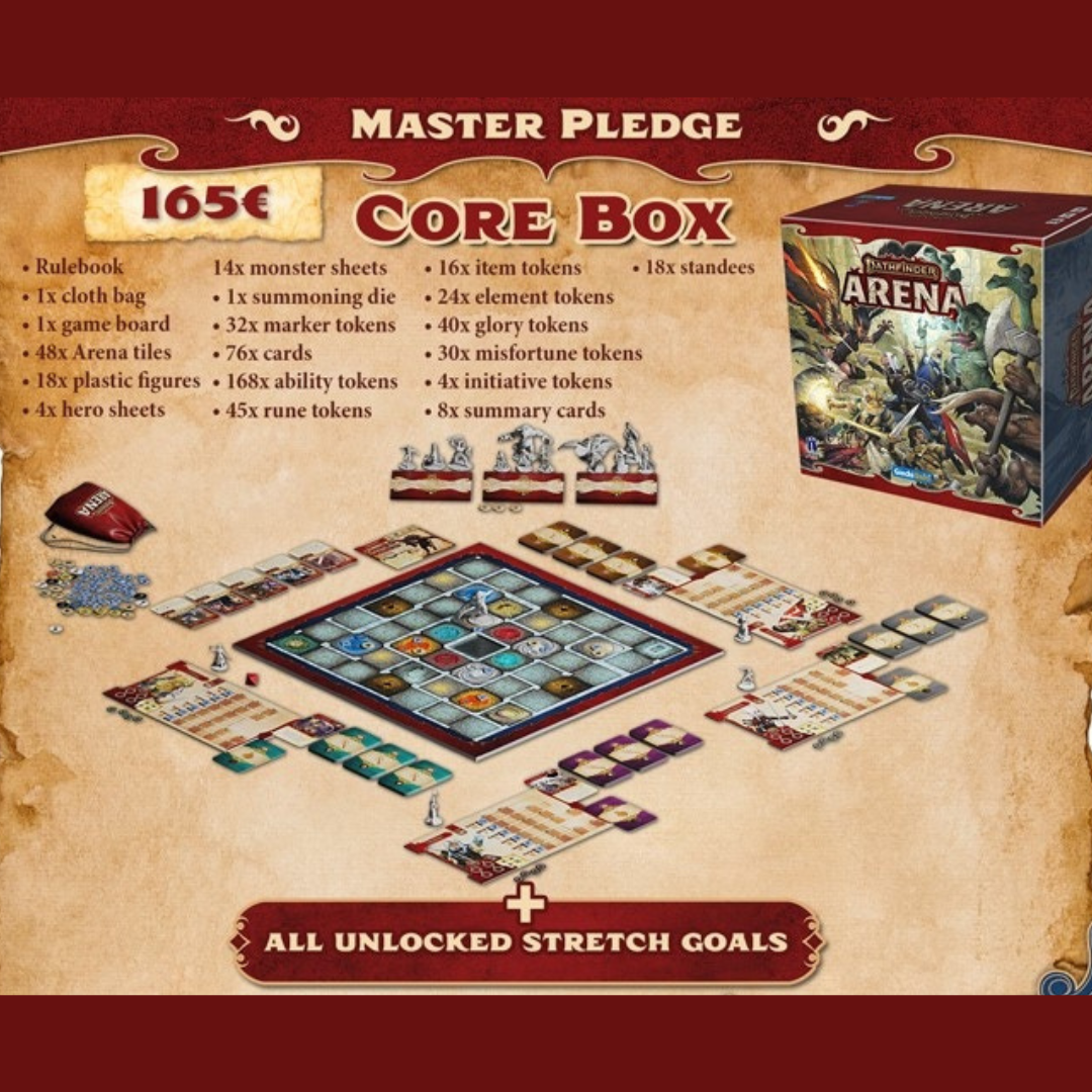 Pathfinder Arena by Giochi Uniti - Master Pledge - Gamefound