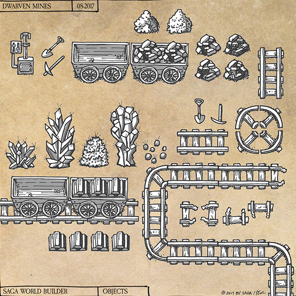 Saga World Builder by Saga - Complete Box - Gamefound