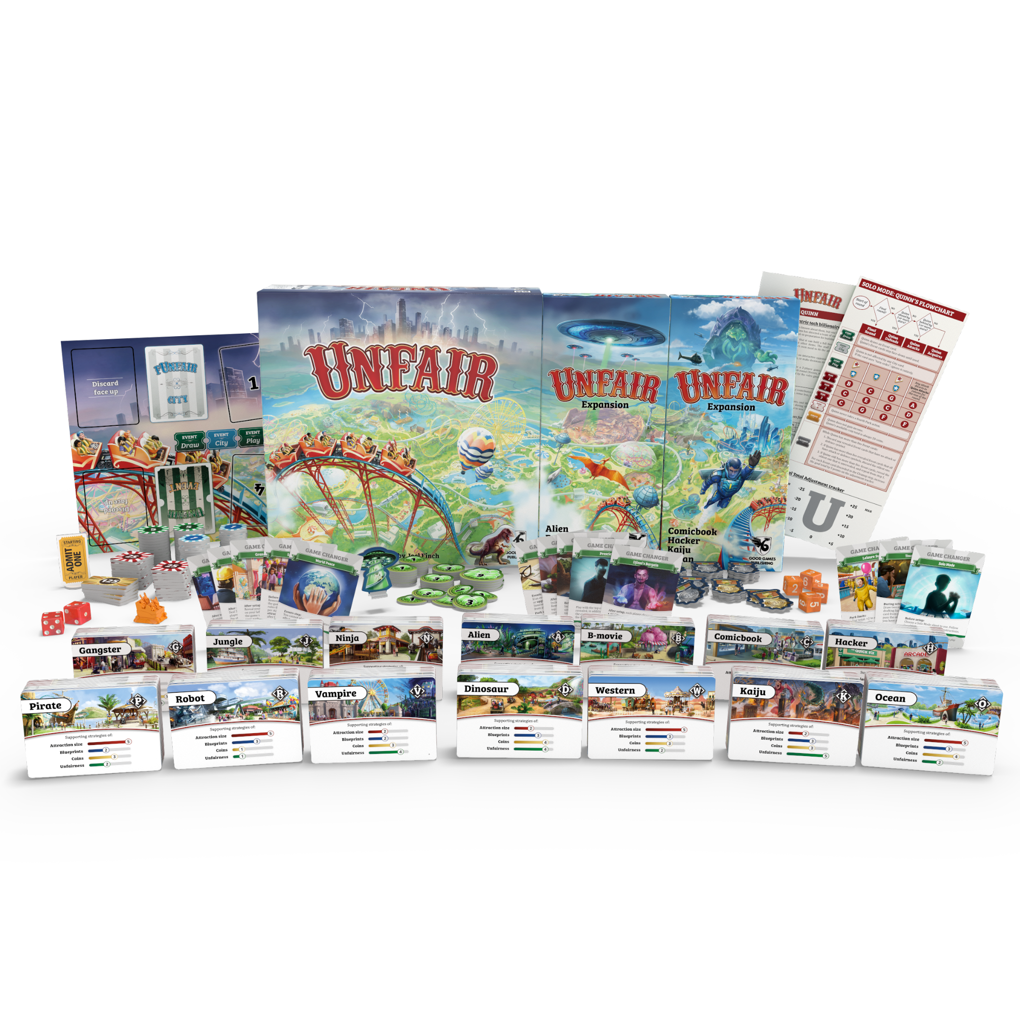 Unfair expansion - Comicbook, Hacker, Kaiju, Ocean & Solo. by Good ...