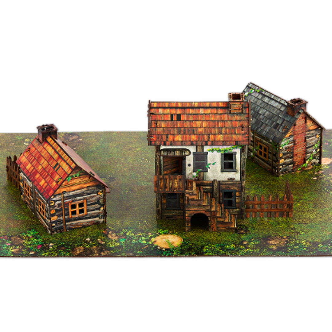 Fantasy Village - Wargaming terrain by e-Raptor - Tavern & Houses ...