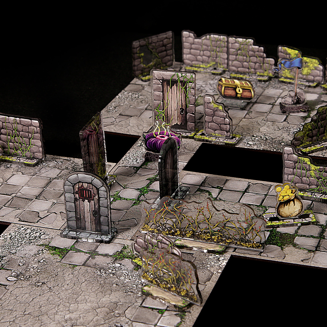 Fantasy Village - Wargaming terrain by e-Raptor - Rubble + Modular Map ...