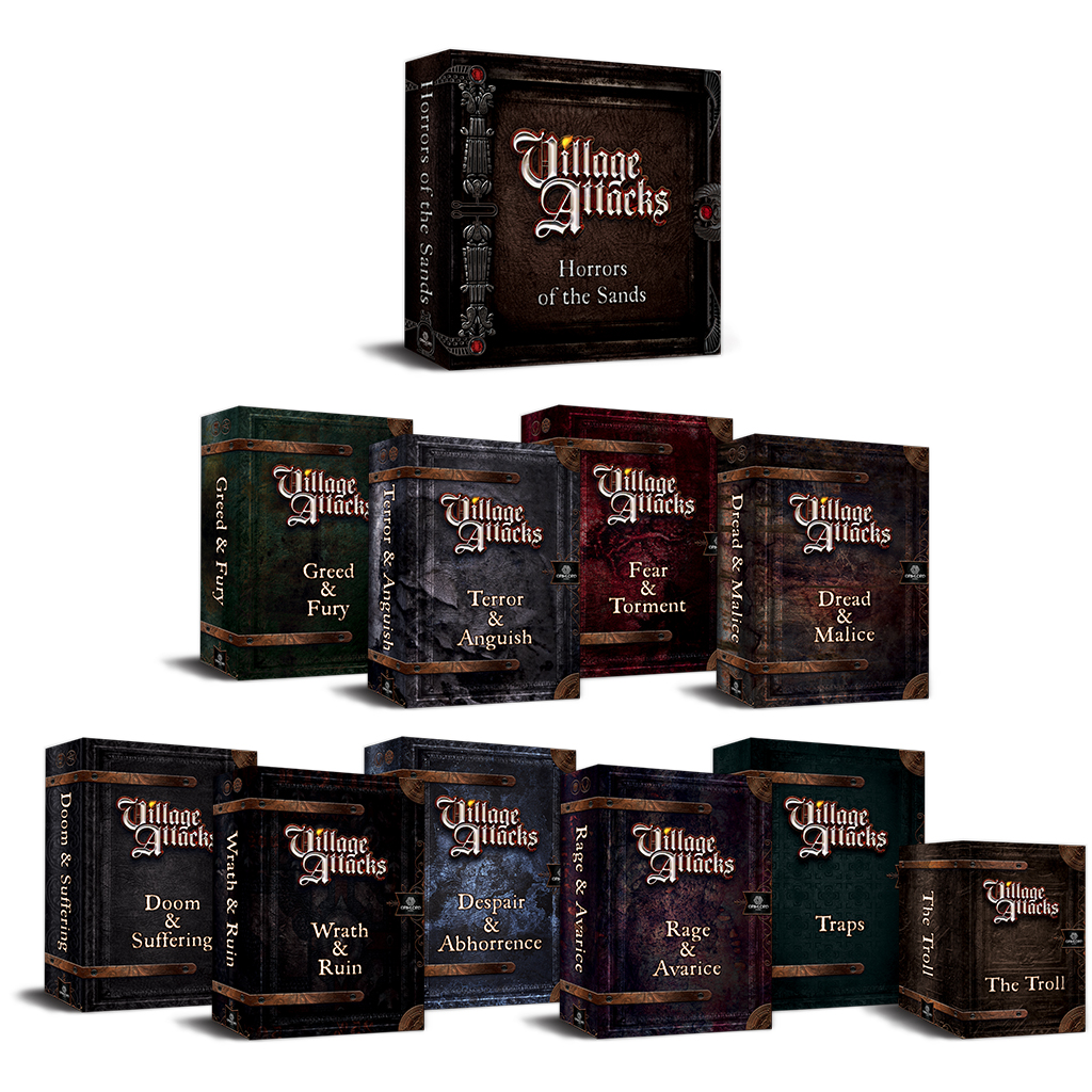 Village Attacks: Grim Dynasty by Grimlord Games - Ancient Evil Bundle - Gamefound