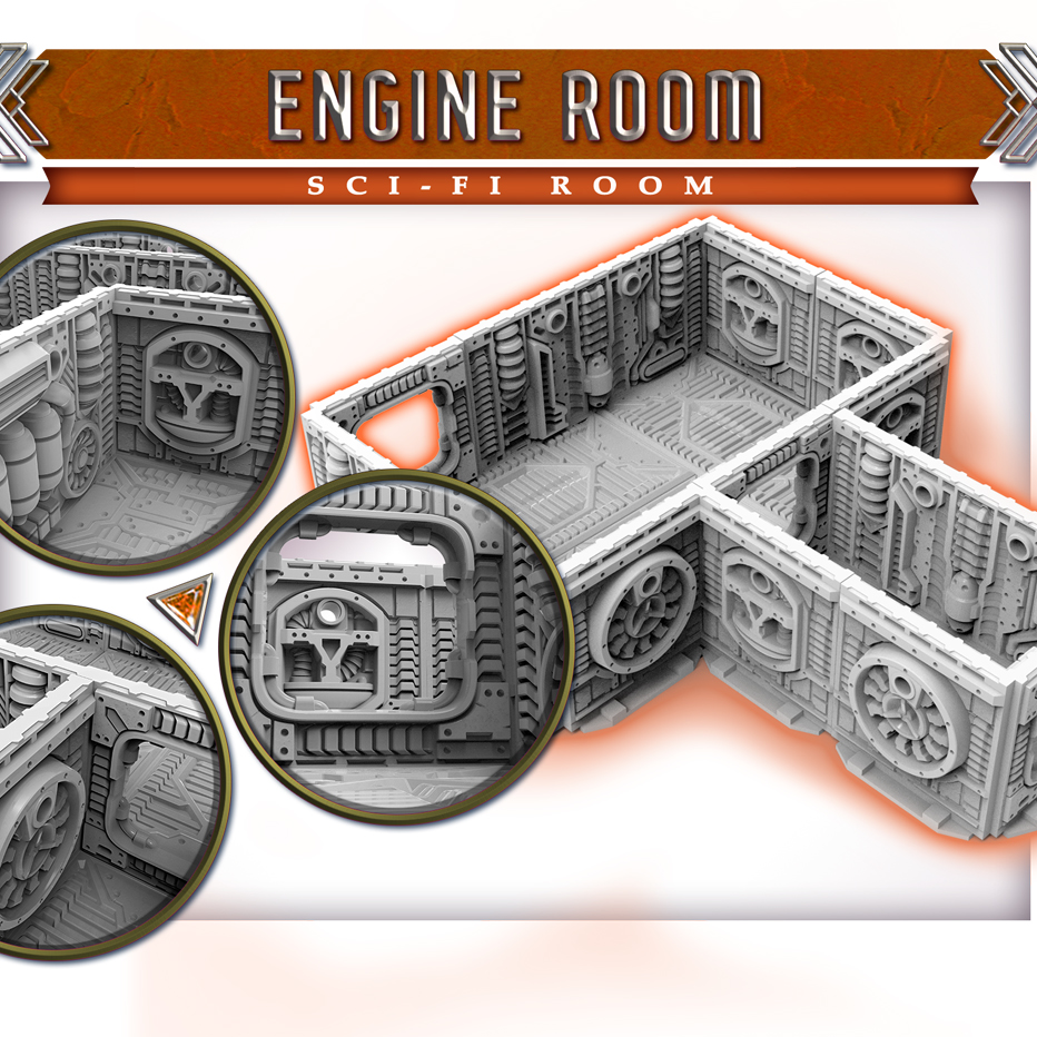 Dungeons & Lasers: Plastic Tabletop Scenery by Archon Studio - Room ...