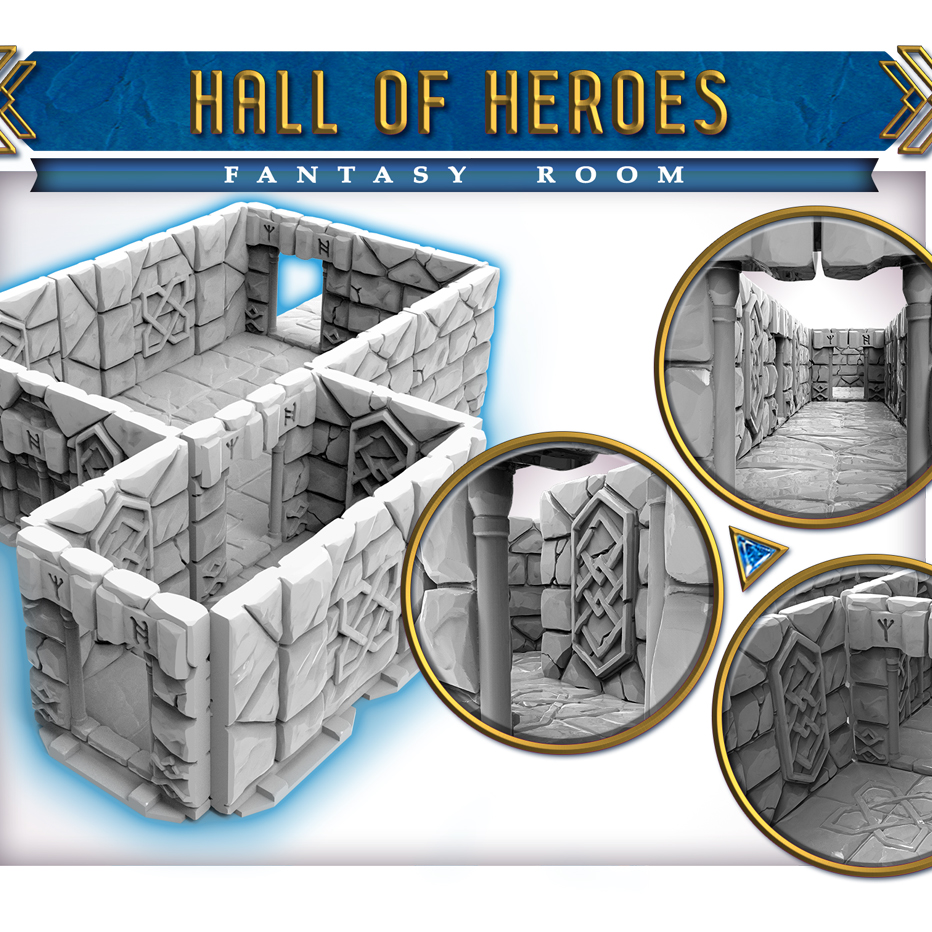 Dungeons & Lasers: Plastic Tabletop Scenery by Archon Studio - Room ...