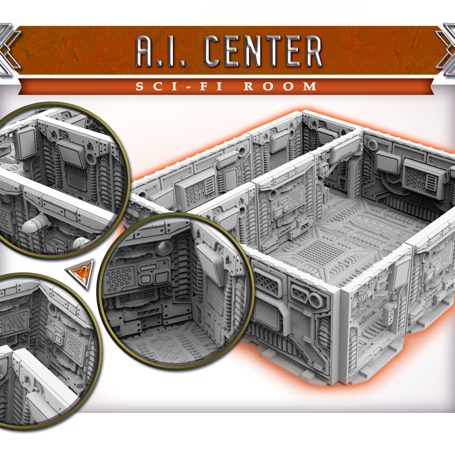 Dungeons & Lasers: Plastic Tabletop Scenery by Archon Studio - Room3 ...