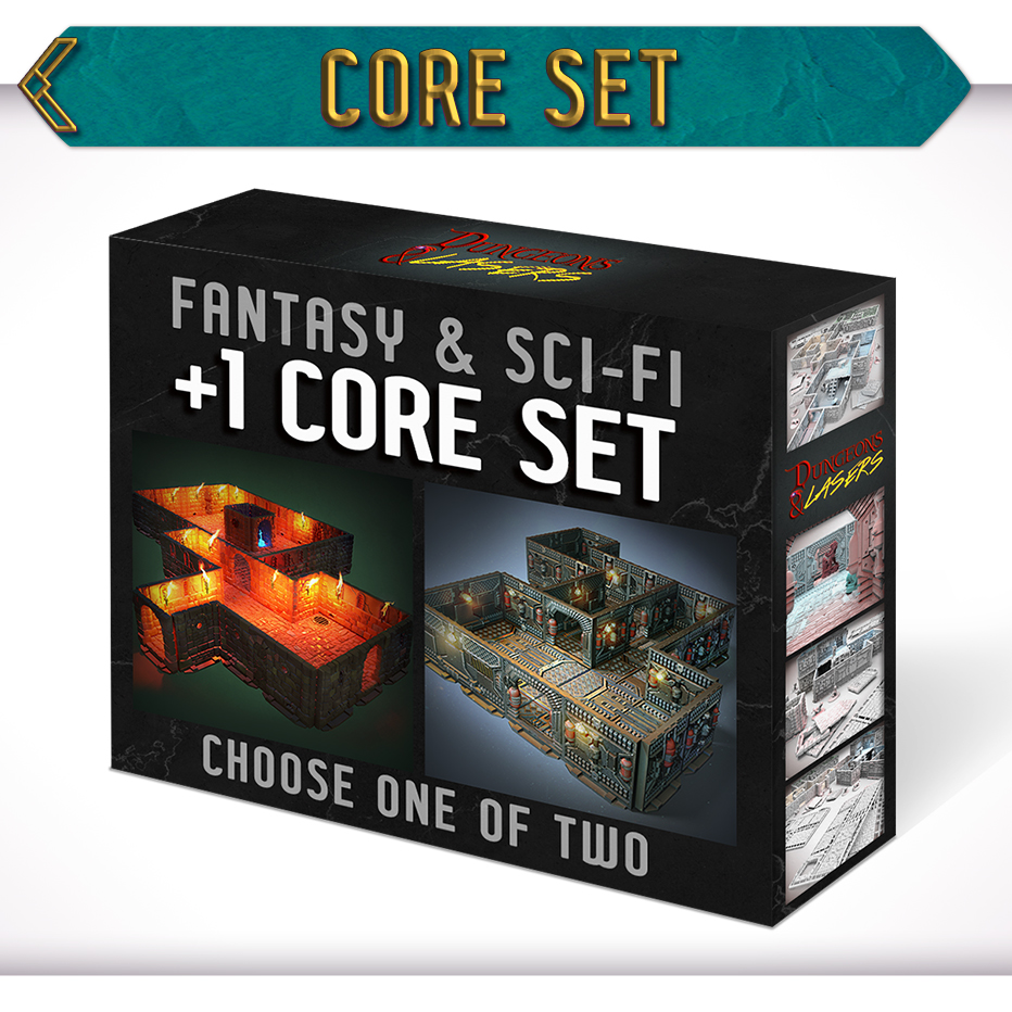 Dungeons & Lasers: Plastic Tabletop Scenery by Archon Studio - Core Set - Gamefound
