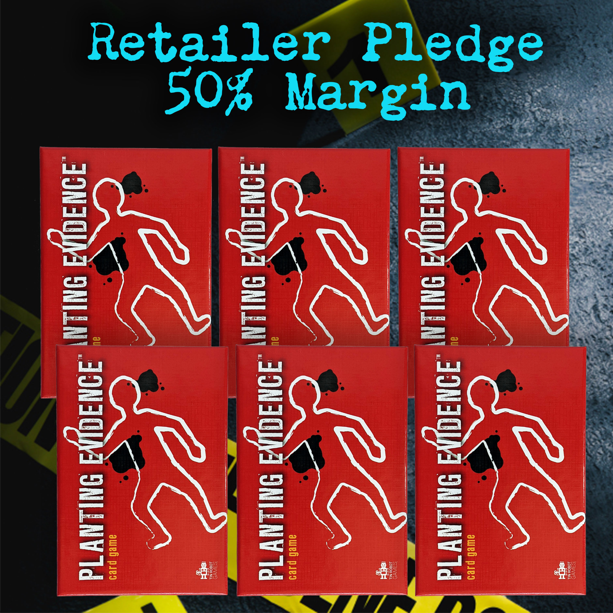 Planting Evidence by Tin Robot Games - Retailer Pledge - Gamefound