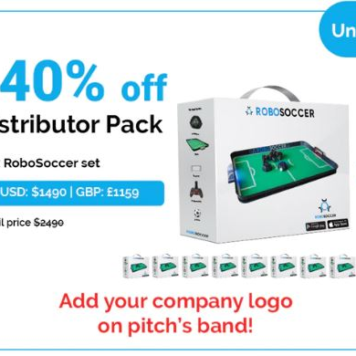 RoboSoccer: Table Soccer Game with Robot Players by RoboSoccer - Distributor Pack | 10x ...