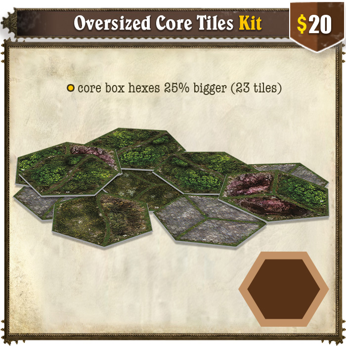 Time of Legends: Joan of Arc 1.5 by Mythic Games - Oversized Core Tiles ...