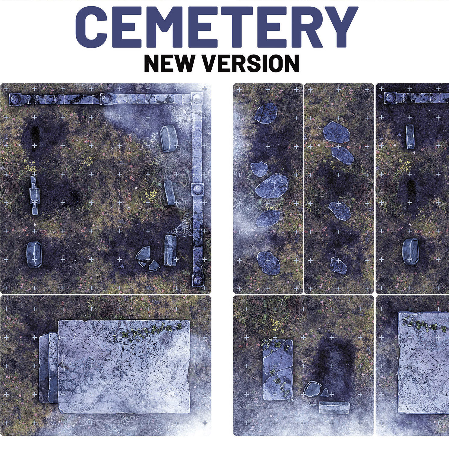 Maxi Mini Maps for RPG systems by Anomaly Presents - Modular Cementery ...