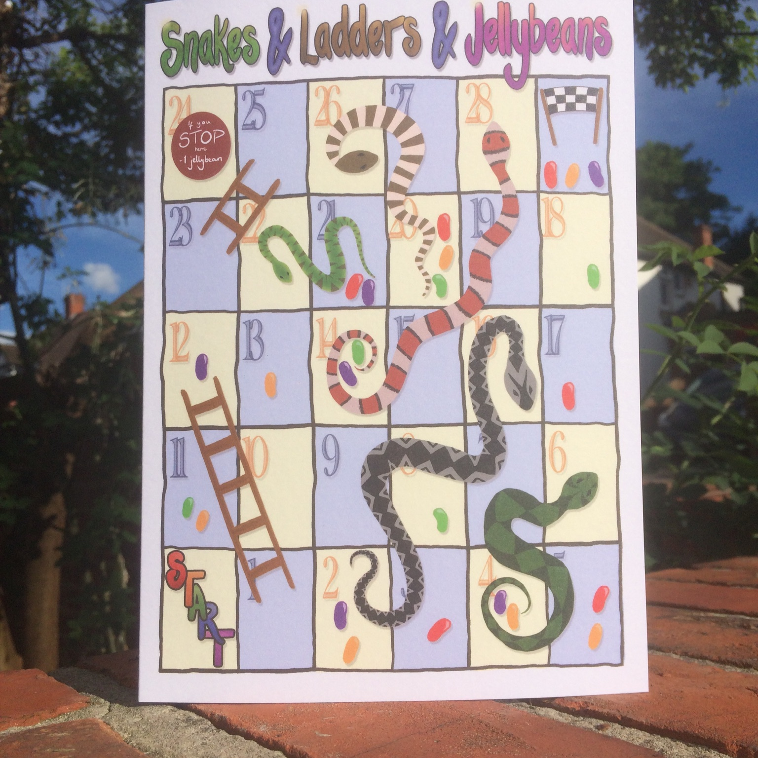 Library Labyrinth by Dissent Games - Greetings card: Snakes & Ladders ...