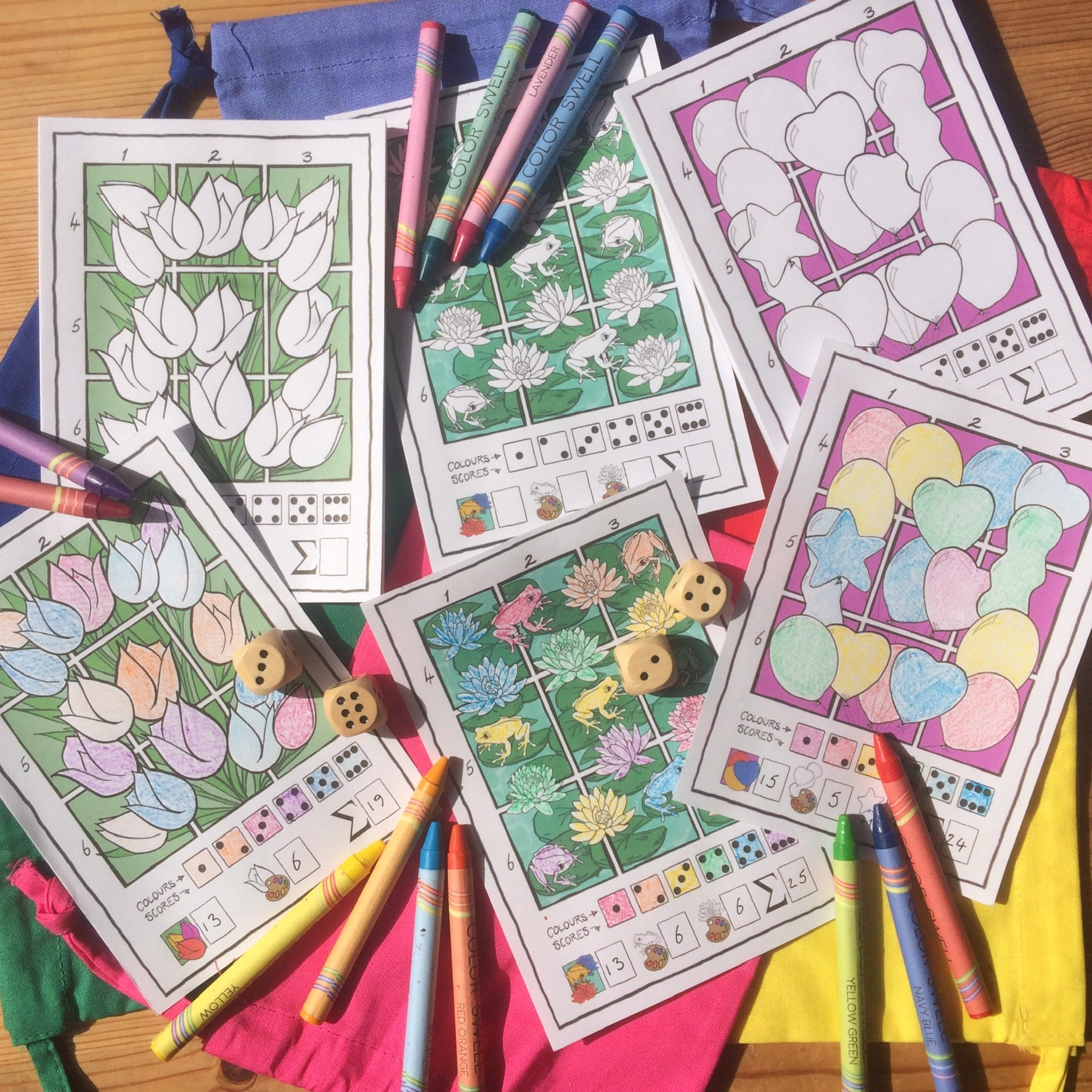 Library Labyrinth by Dissent Games - Roll & Colour Notepads (set of ...