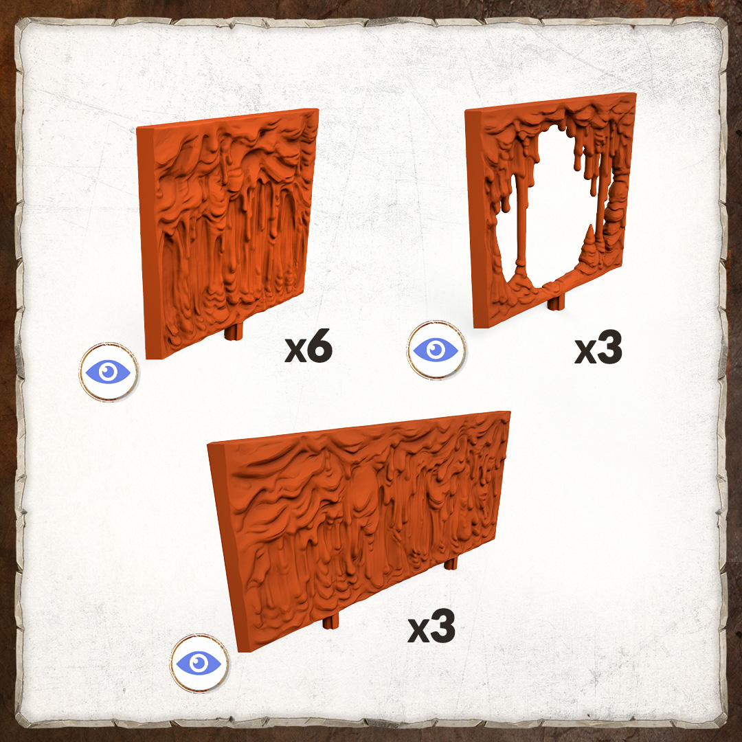 Dungeons & Lasers: Encounters by Archon Studio - Lava Caverns - Gamefound