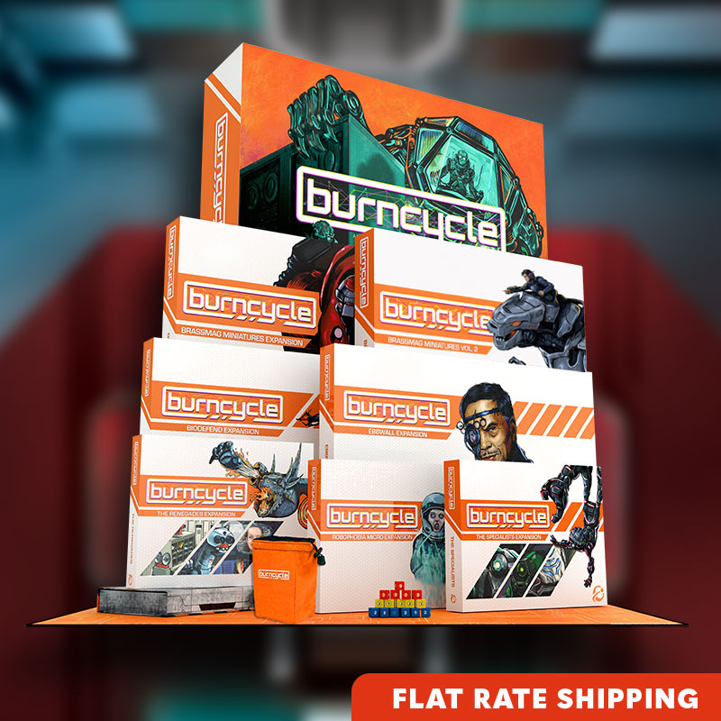 LevitatingDice by Conflict Games - burncycle: All In! - Gamefound