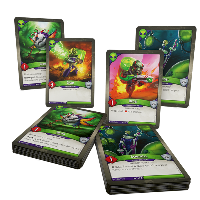 KeyForge: Winds of Exchange by Ghost Galaxy - Token Creature Card Set ...