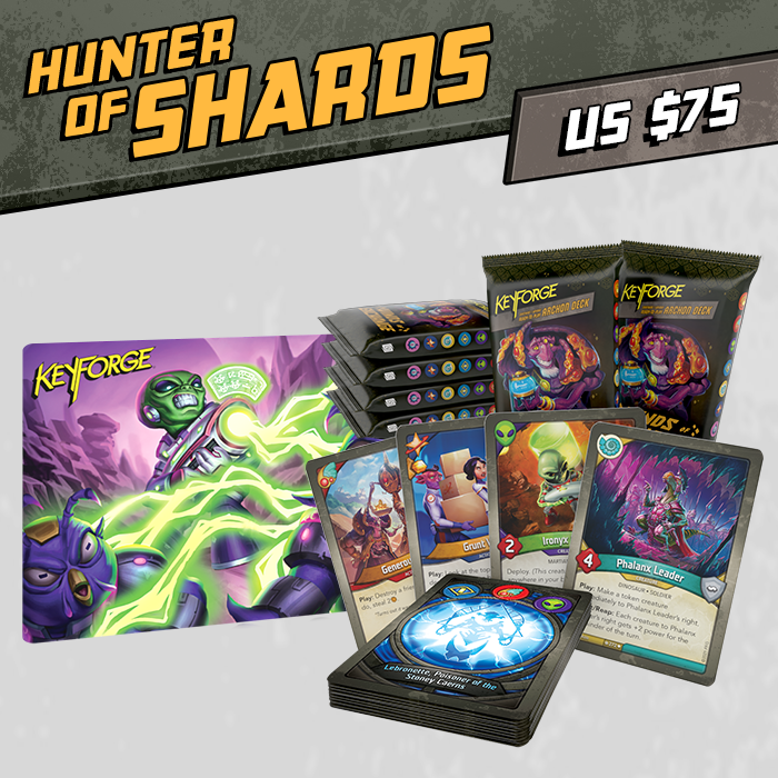 KeyForge: Winds of Exchange by Ghost Galaxy - Hunter of Shards - Gamefound