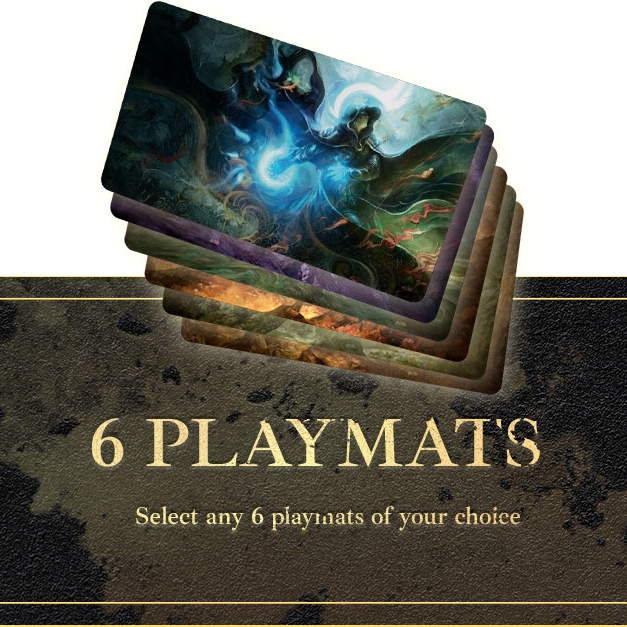 Planeswalkers Playmats by Aleksi Briclot by TCA Labs - 6 Playmats - Gamefound