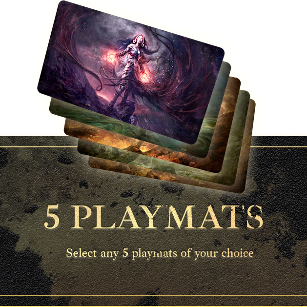 Planeswalkers Playmats by Aleksi Briclot by TCA Labs - 5 Playmats - Gamefound