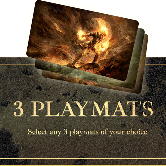 Planeswalkers Playmats by Aleksi Briclot by TCA Labs - 3 Playmats - Gamefound