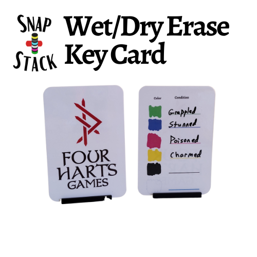 Snap & Stack Miniature Base System and Condition Markers by Four Harts ...