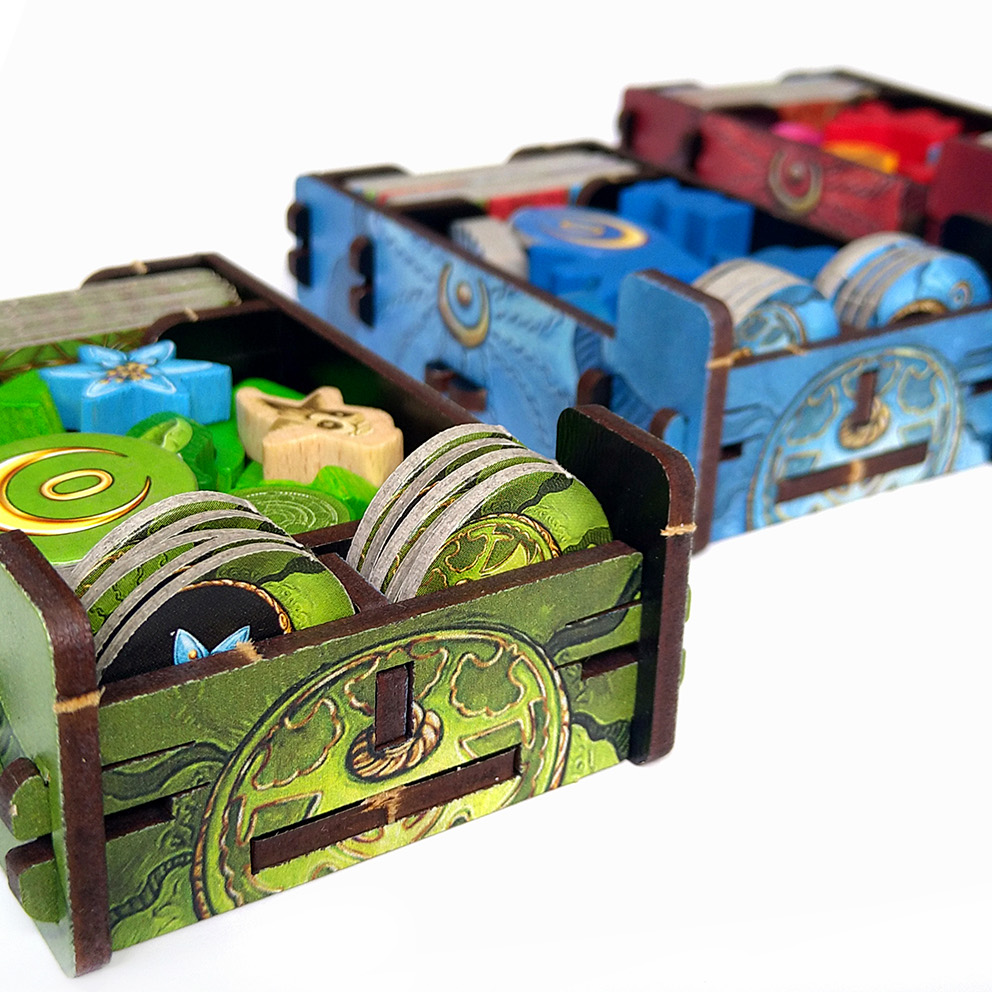 Colorful inserts with original artworks for popular games! by e-Raptor ...