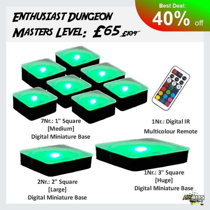 HitBits: Digital Miniature Bases for your TTRPG! by THEORYCRAFT ...