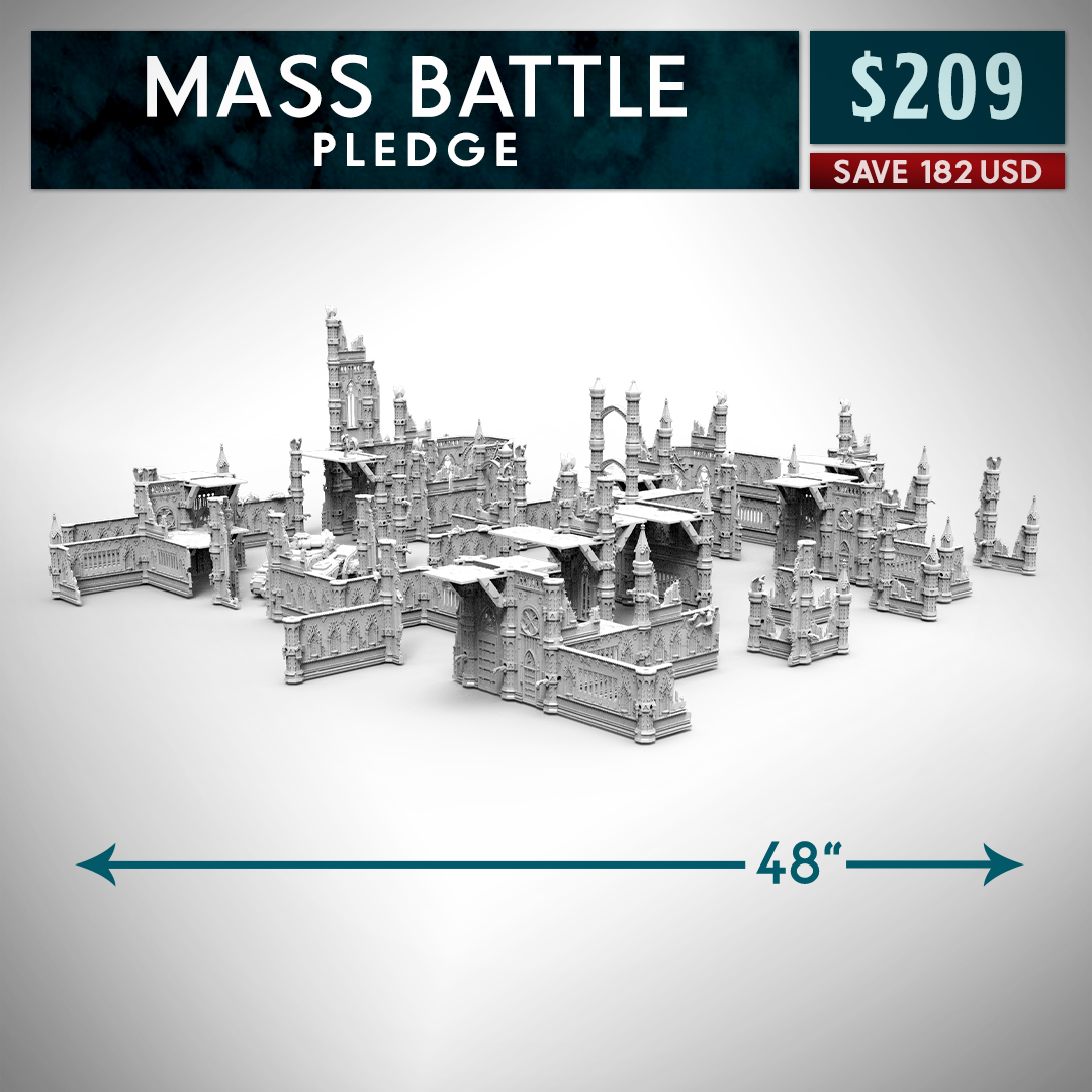 Rampart - Stylish and modular terrain by Archon Studio - Mass Battle ...